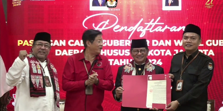 Pramono Anung dan Rano Karno Resmi Daftar Pilgub Jakarta ke KPUD - TUTURPEDIA